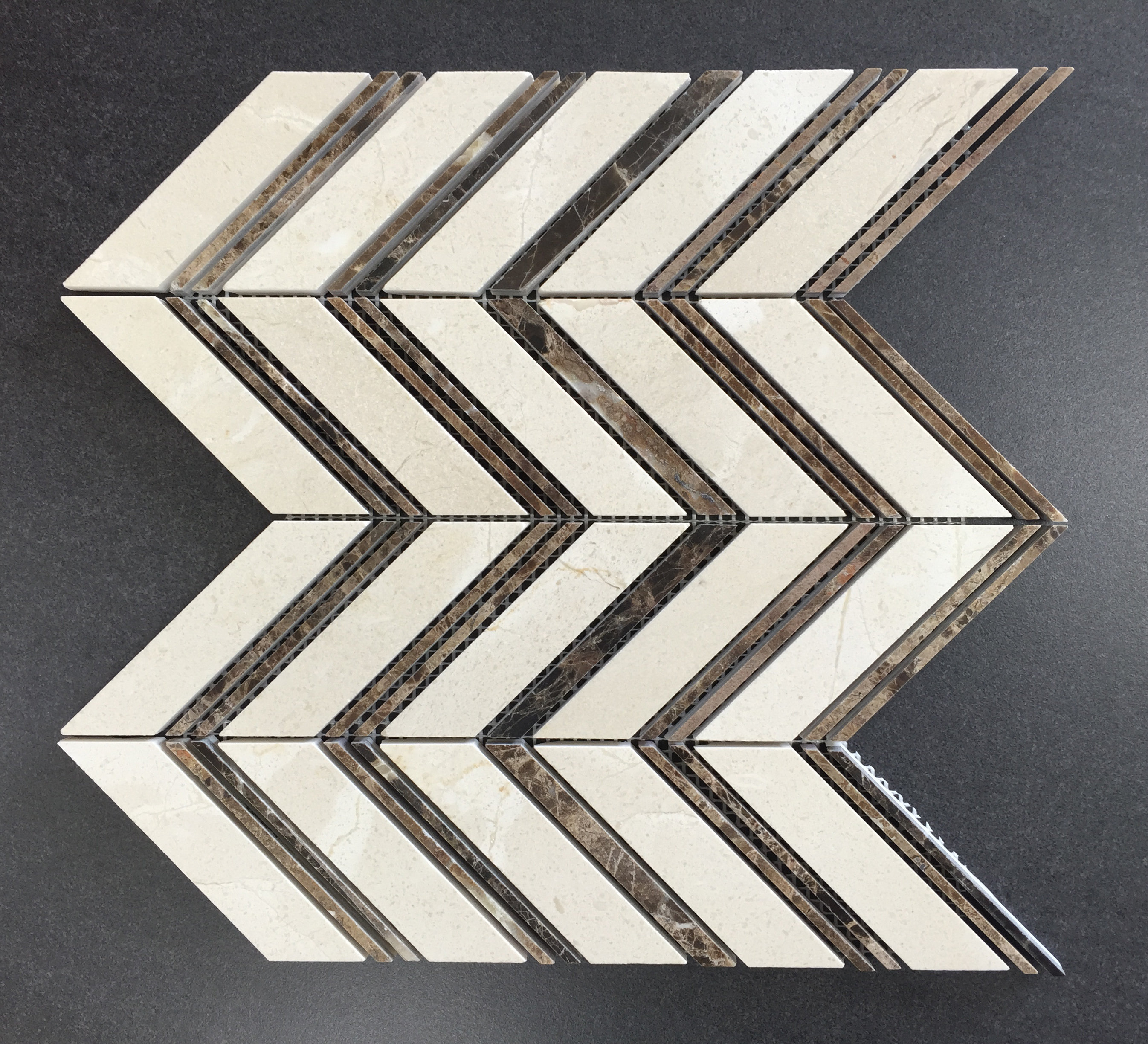 ES Stone Natural Stone Chevron Mosaic Wall & Floor Tile & Reviews | Wayfair