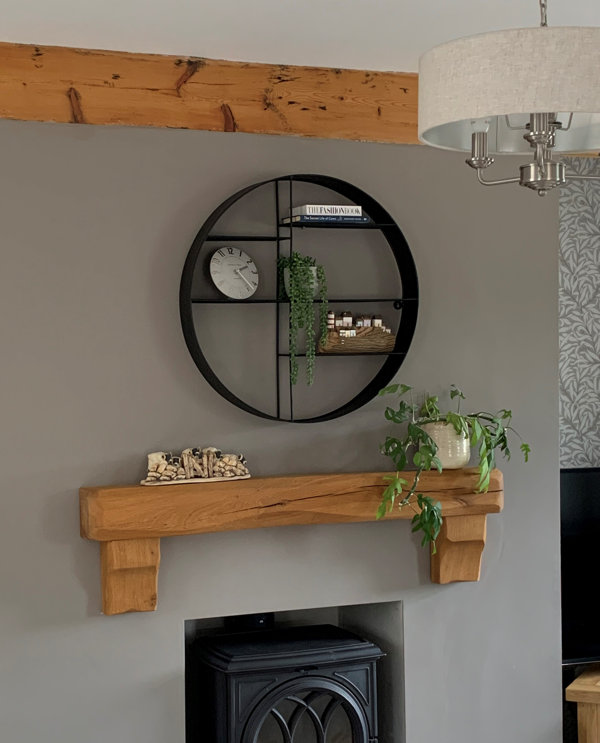 17 Stories Round Wall Mounted Shelf | Wayfair.co.uk