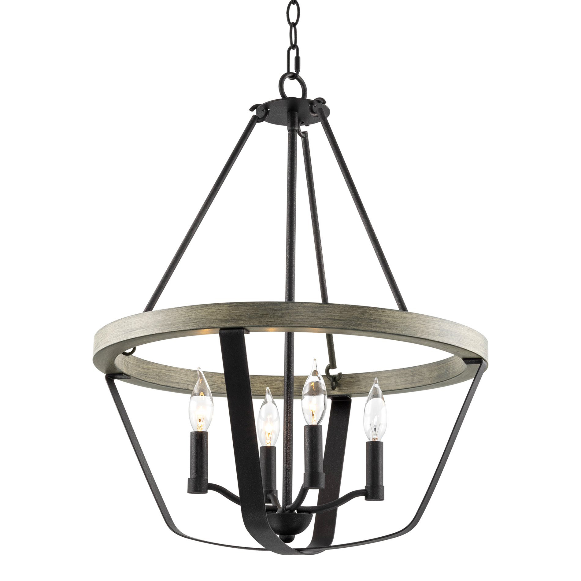 Gracie Oaks Scotlyn 4 - Light Dimmable Lantern Square / Rectangle ...