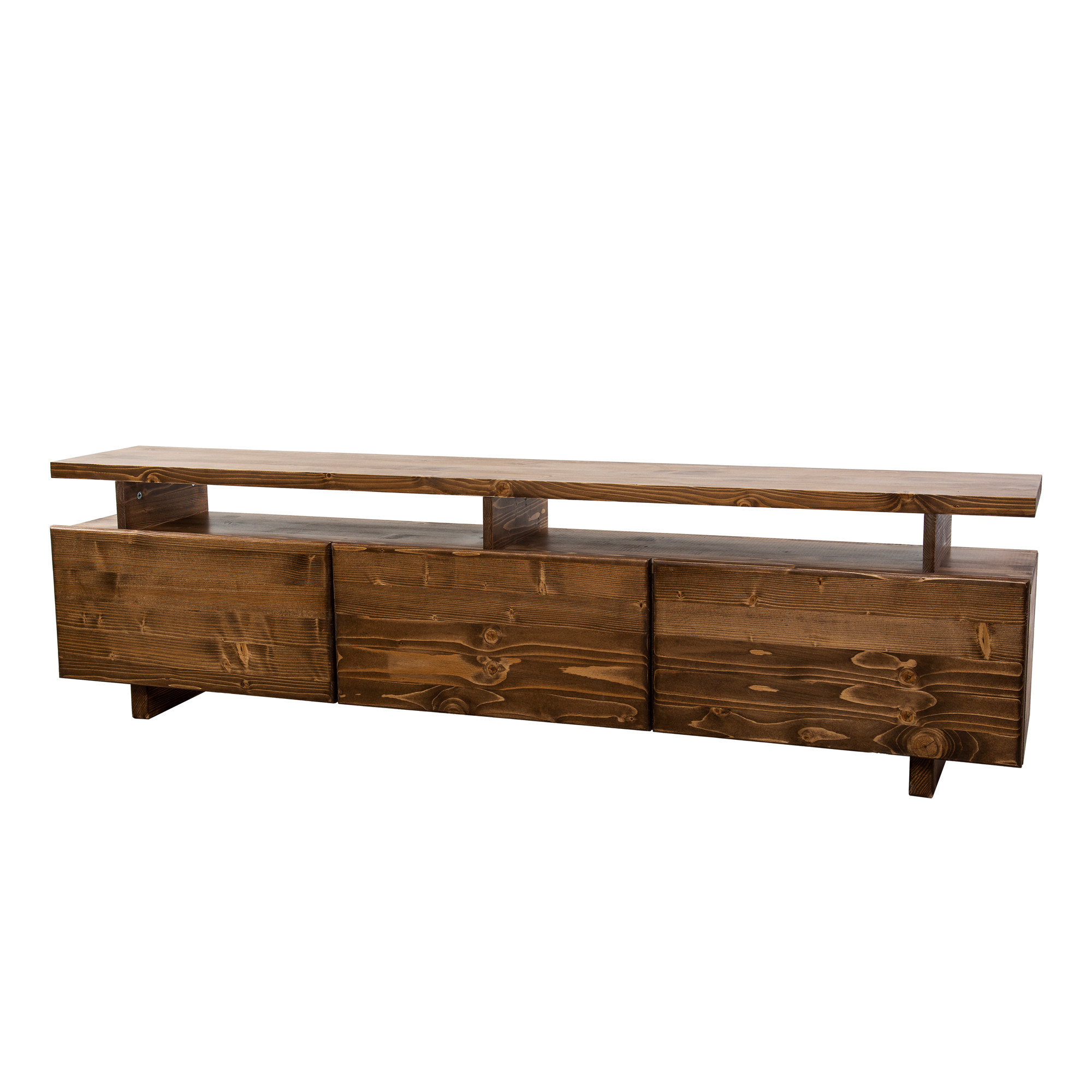 East Urban Home Solid Wood TV Stand for TVs up to 81" | Wayfair