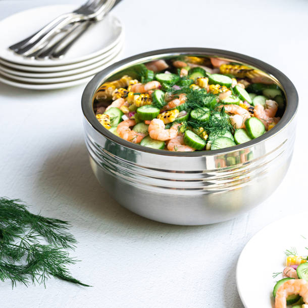 Bon Chef Cold Wave Stainless Steel Platter | Wayfair