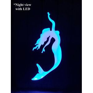 Highland Dunes Mermaid LED Wall Décor & Reviews | Wayfair