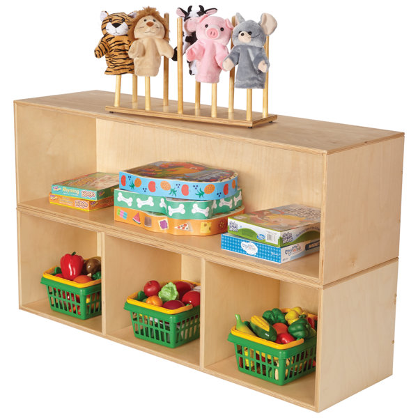 Childcraft Stackable 3 Compartment Cubby & Reviews | Wayfair