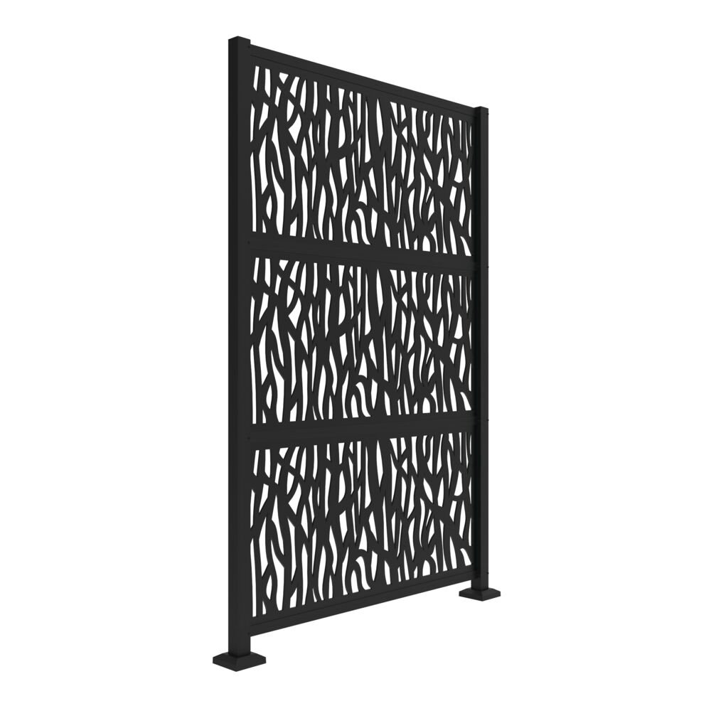 Barrette Outdoor Living Decorative Screen Panel Frame Kit with 2 ft. x ...