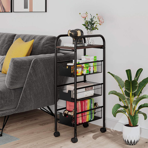 Rebrilliant 4 Tier Utility Cart | Wayfair.co.uk