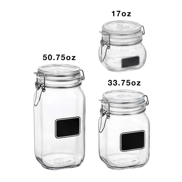 Red Barrel Studio® 3 Piece Storage Jar Set & Reviews | Wayfair