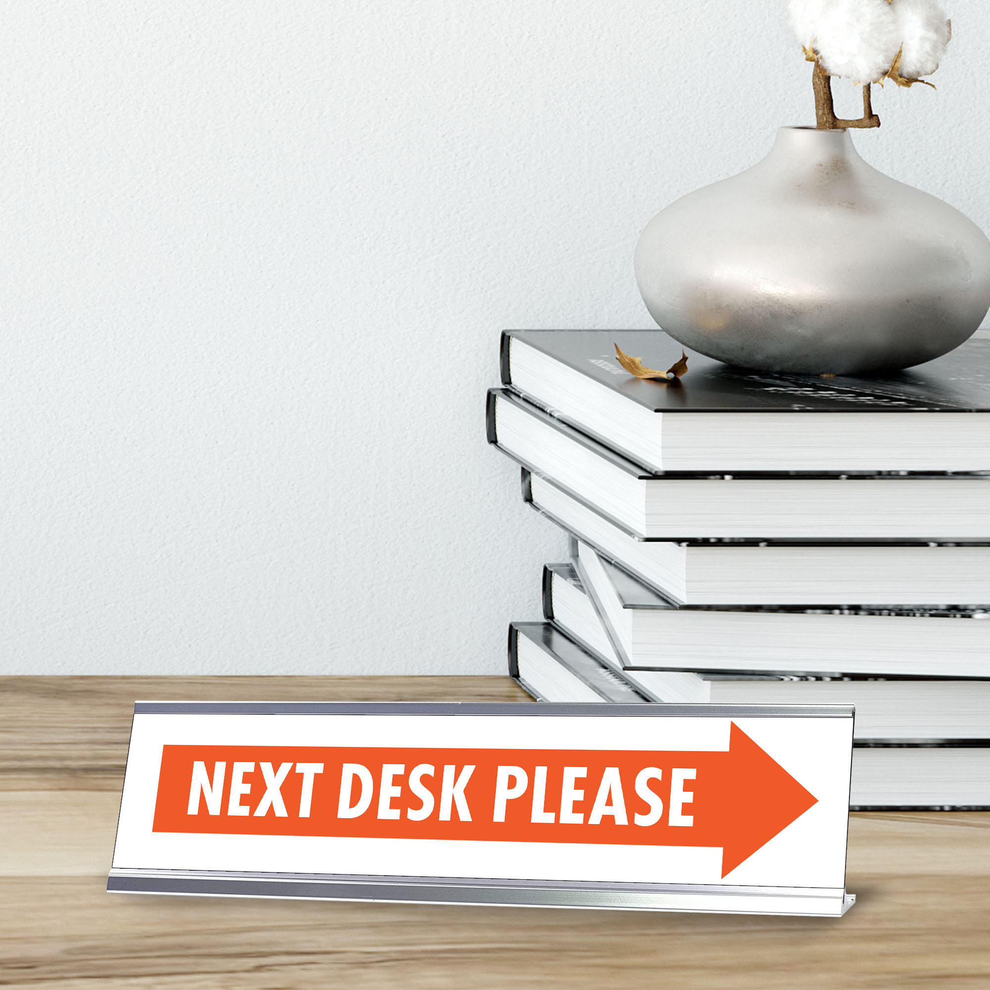 Signs ByLITA Next Desk Please Desk Sign | Wayfair