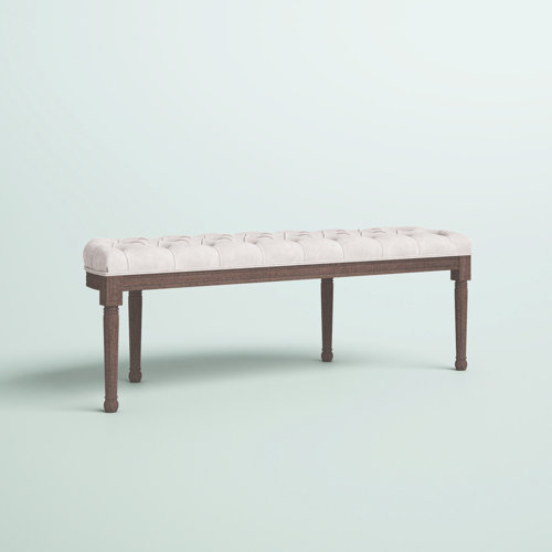 Greyleigh™ Alida Tufted Half Circle Upholstered Bench & Reviews | Wayfair