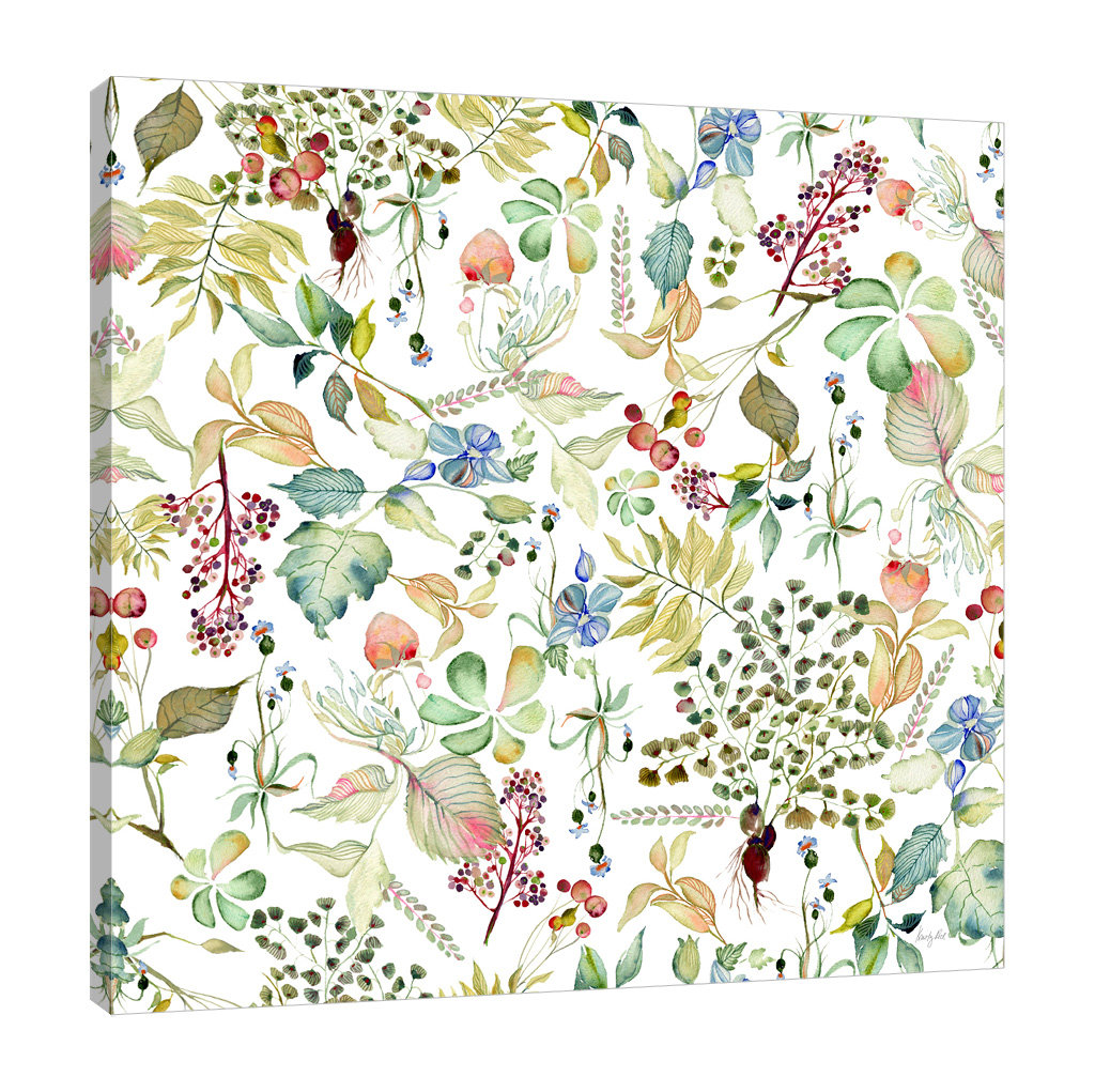 JaxsonRea Kristy Rice Botticelli Plants I by Kristy Rice - Wrapped ...