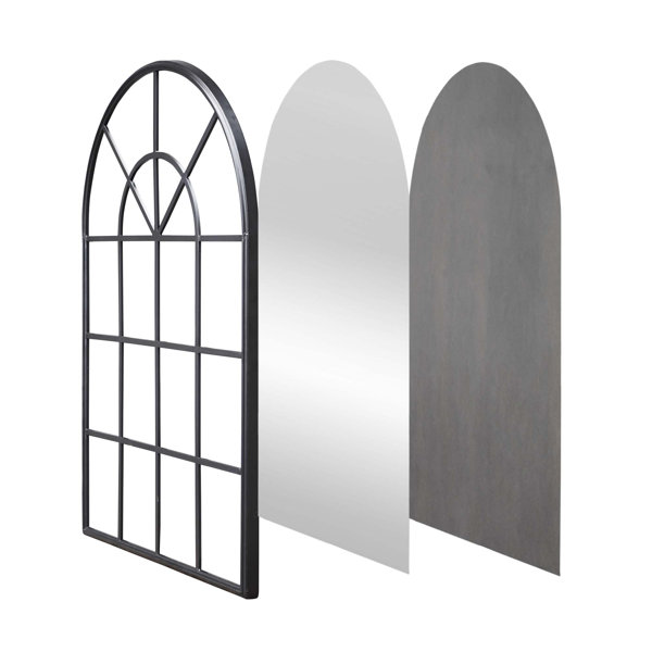 Latitude Run® Arch Metal Wall Mirror | Wayfair