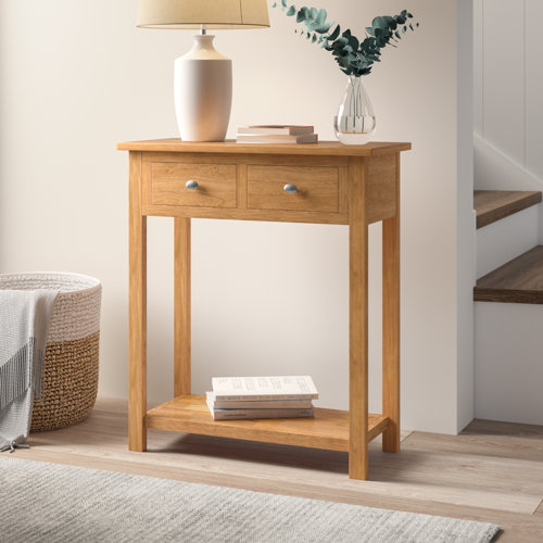 Natur Pur Agade 110cm Solid Wood Console Table | Wayfair.co.uk