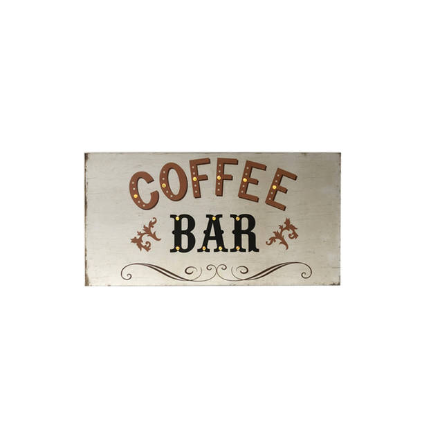 Gracie Oaks Coffee Bar Script Wall Décor & Reviews | Wayfair
