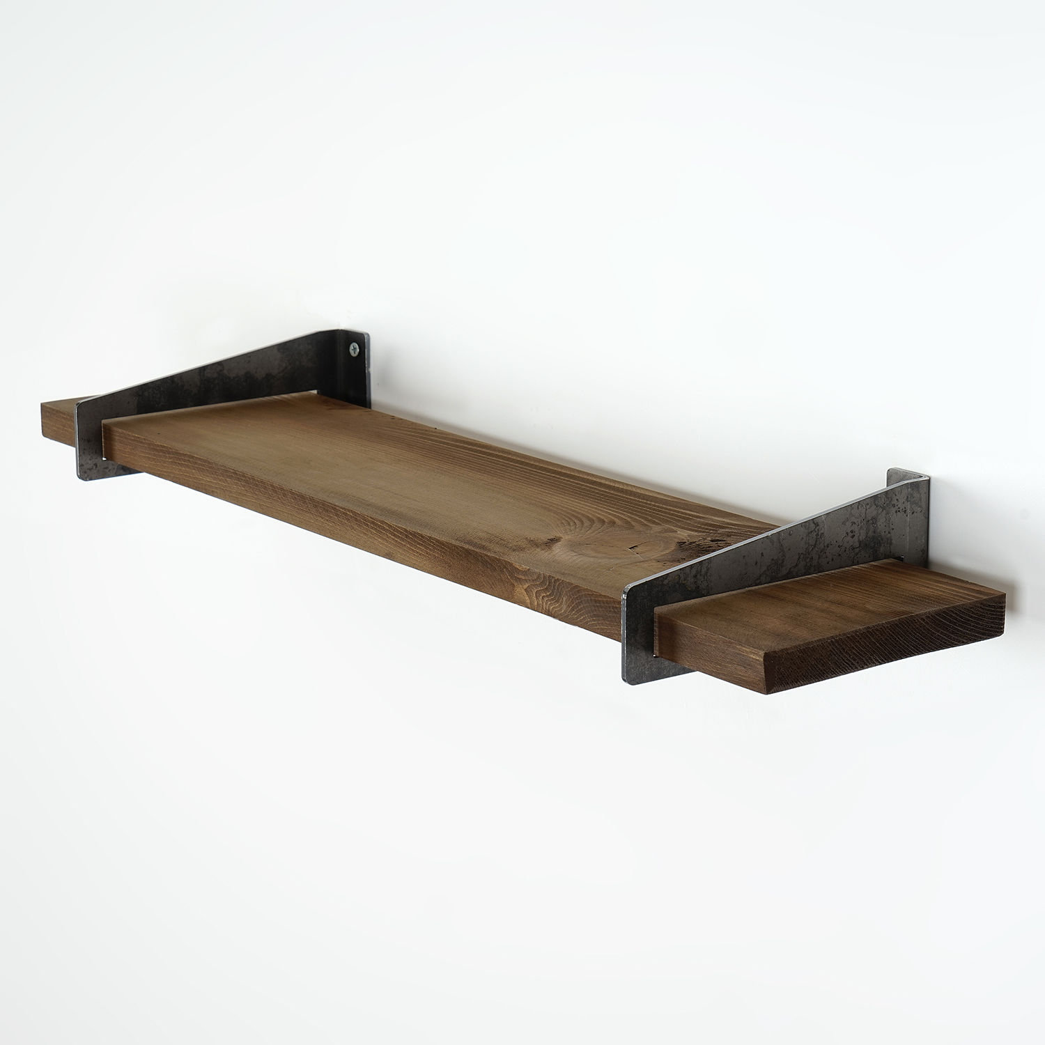 Bless international Solid Wood Bracket Shelf with Live Edge | Wayfair