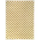 AllModern Walker Checkered Burnt Orange/Cream Shag Area Rug & Reviews ...