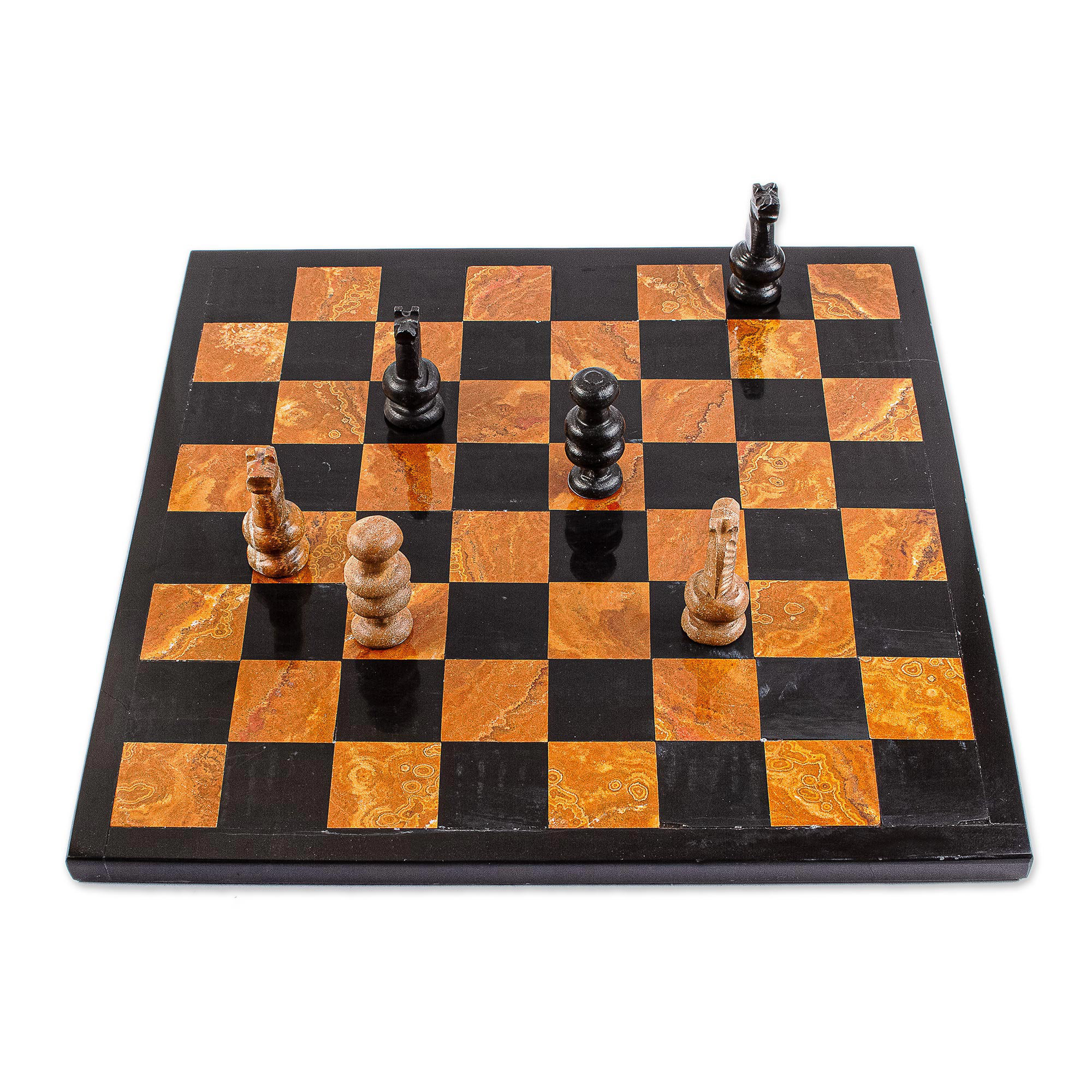 World Menagerie Darmon Earthen Challenge Marble Chess | Wayfair