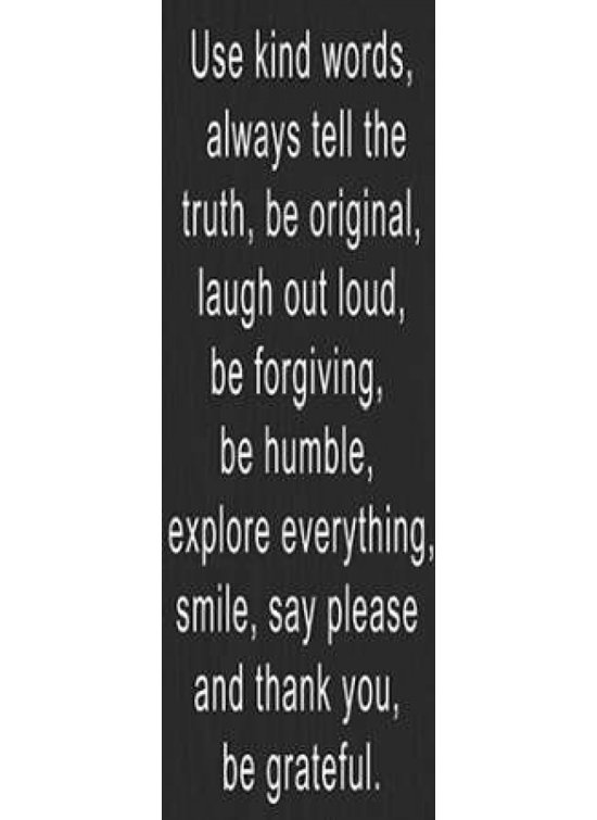 Trinx Posterazzi Use Kind Words White by Taylor Greene - Unframed ...