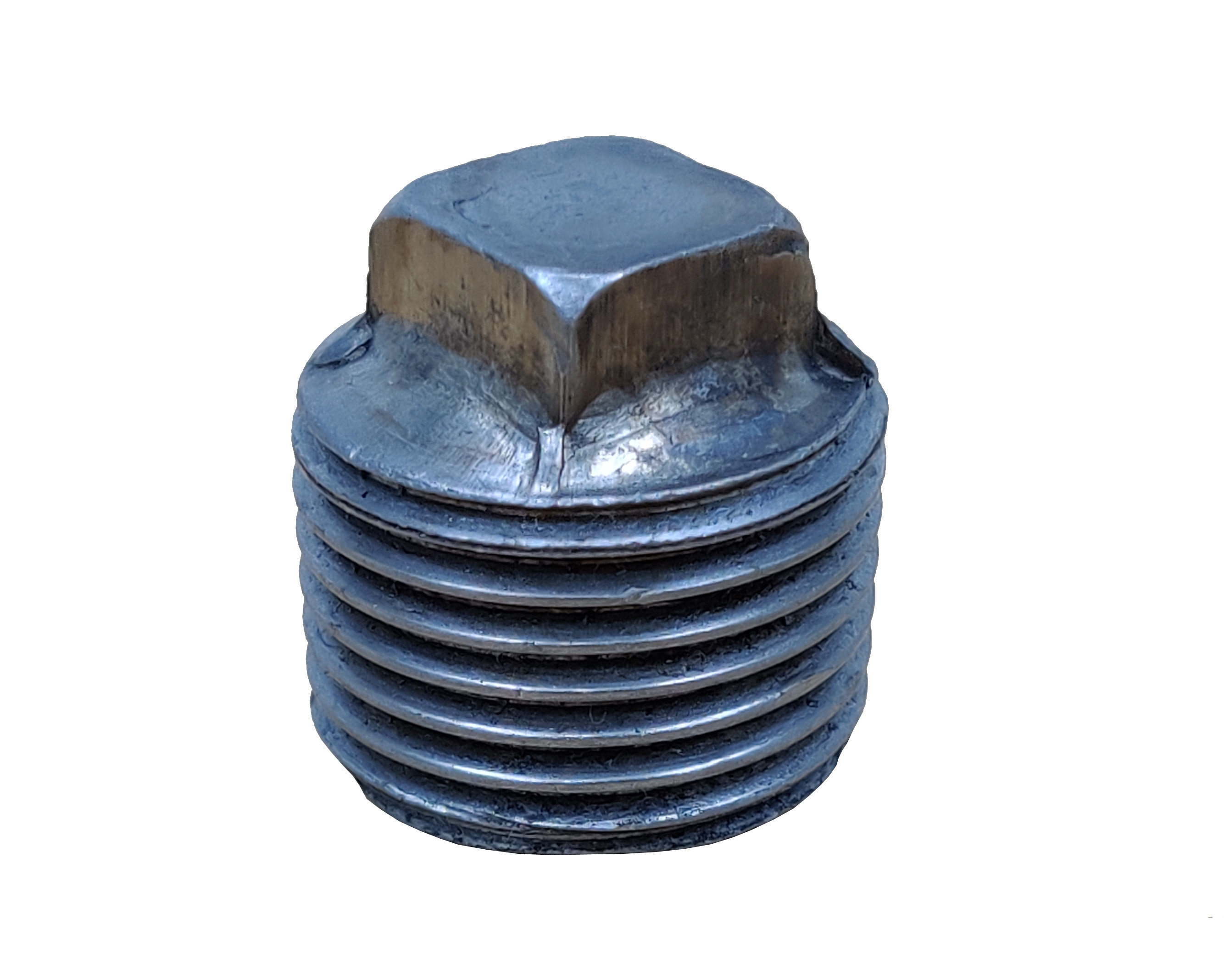 FixtureDisplays 1/2" Black Pipe Plug Fitting Cast Iron Connector ...