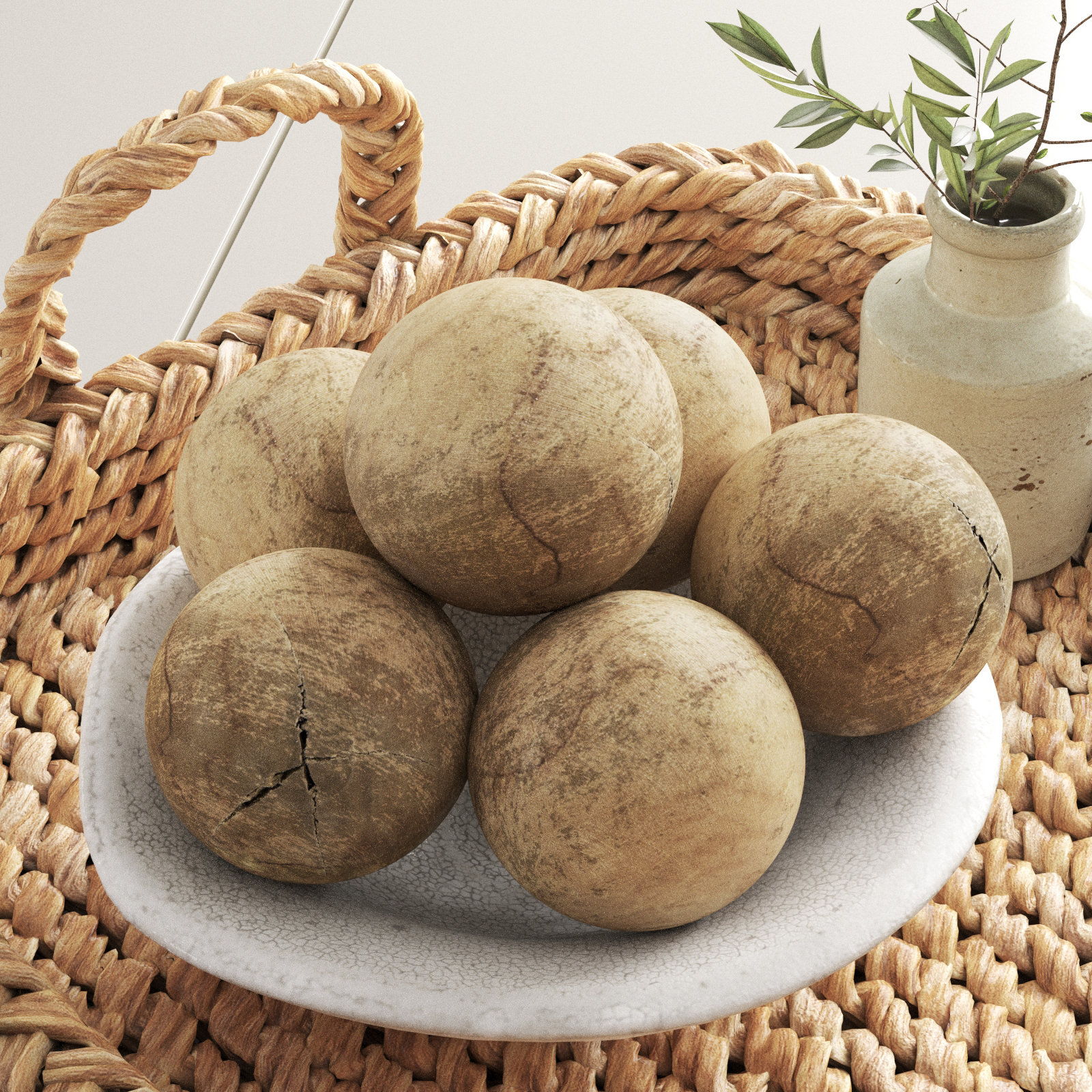Birch Lane™ Rafe Mango Wood Spheres | Wayfair