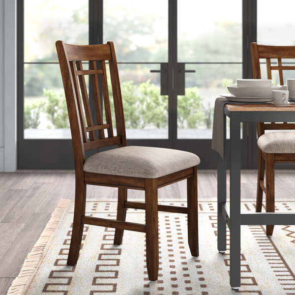 Light-oak-padded-dining-chairs | Wayfair