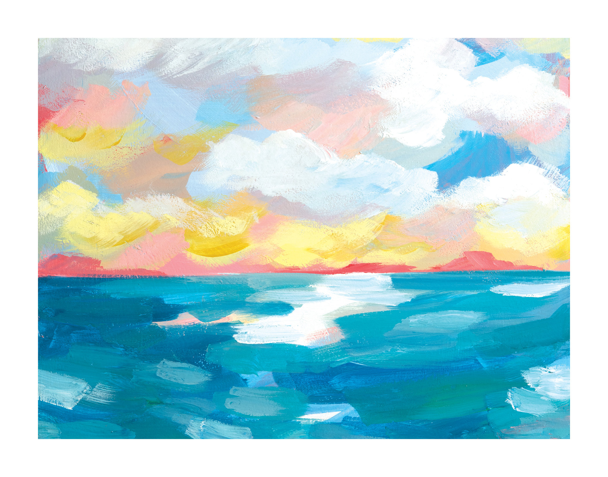 Highland Dunes Waterfront Sunset - Graphic Art | Wayfair