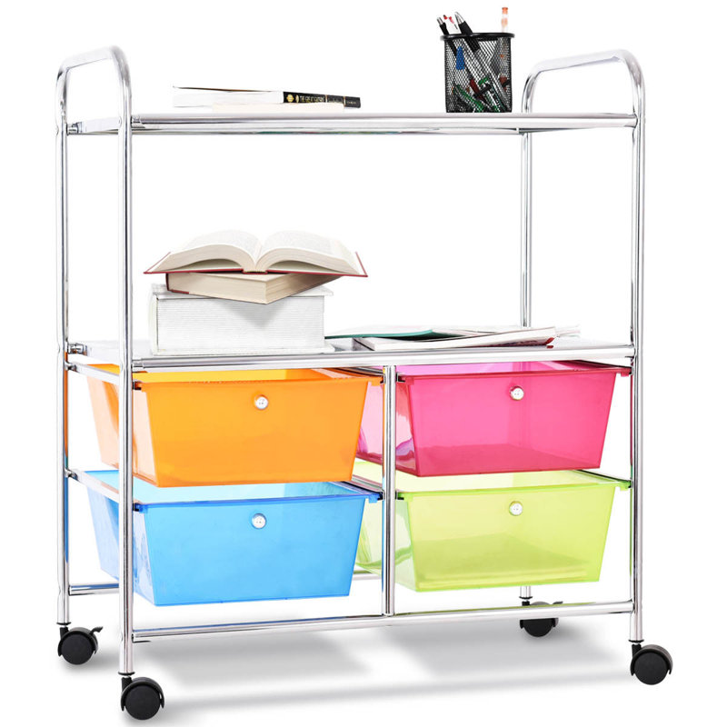 Rebrilliant Ewalt 4 Drawer Rolling Storage Chest & Reviews | Wayfair