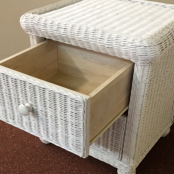 Bay Isle Home Watkins Rattan/Wicker Nightstand & Reviews | Wayfair