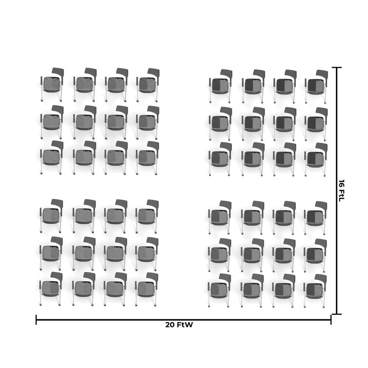 Team Tables Training Table with Chair Set and Casters | Wayfair