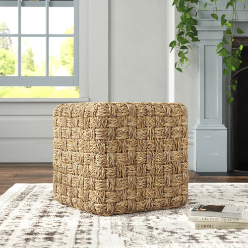 Farmhouse & Rustic Pouf Ottomans | Birch Lane