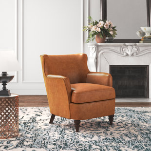 Wayfair | Club Leather Accent Chairs You'll Love in 2022