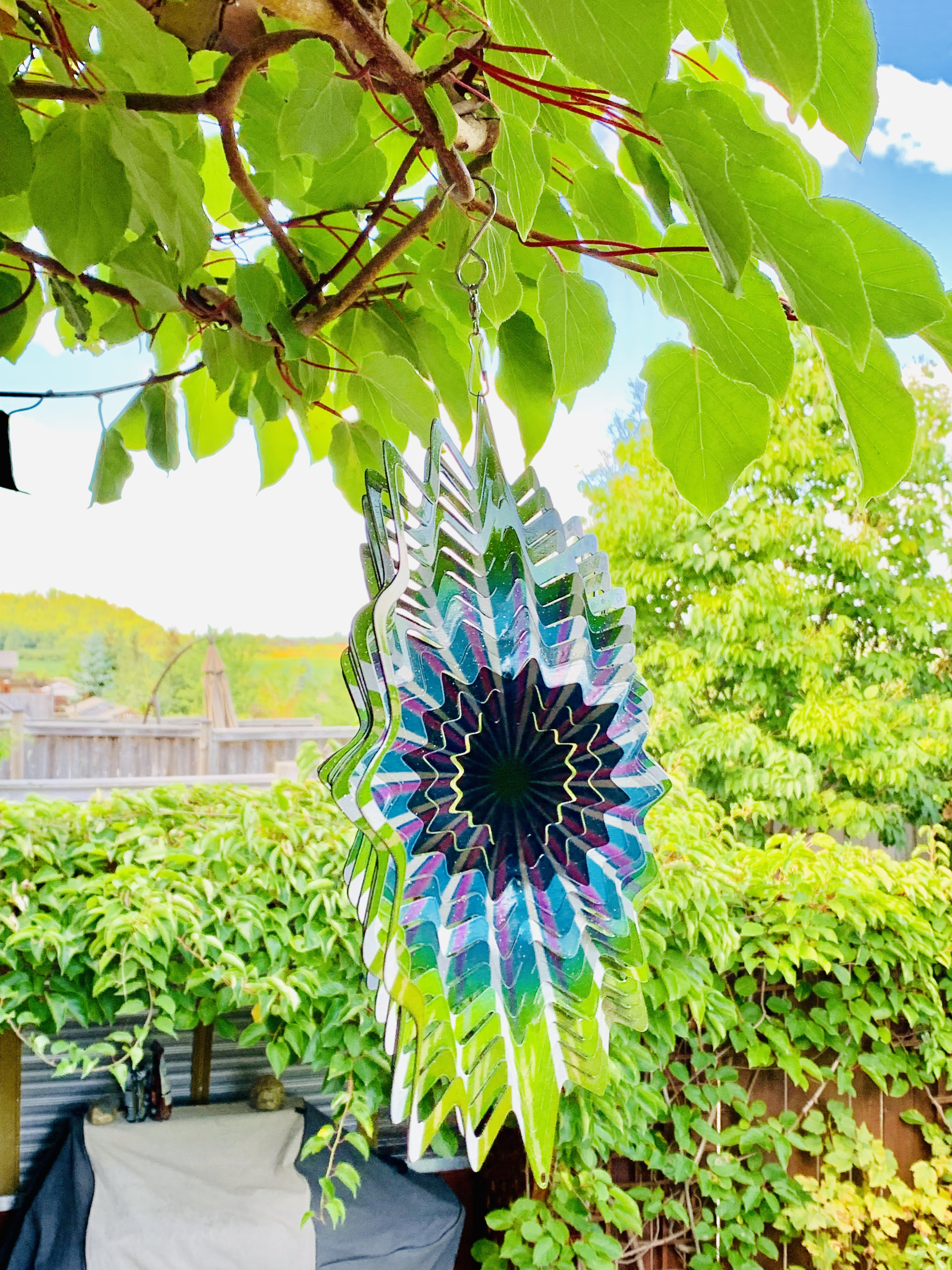 Wrought Studio Shubhada 3D Hanging Vortex Splash Rotator | Wayfair