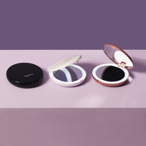 Fancii Modern Lighted Magnifying Compact Mirror & Reviews | Wayfair