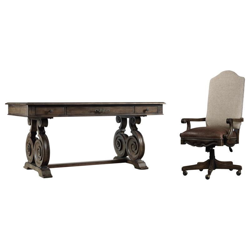 Hooker Furniture Rhapsody 66'' Rectangular Writing Desk & Reviews ...