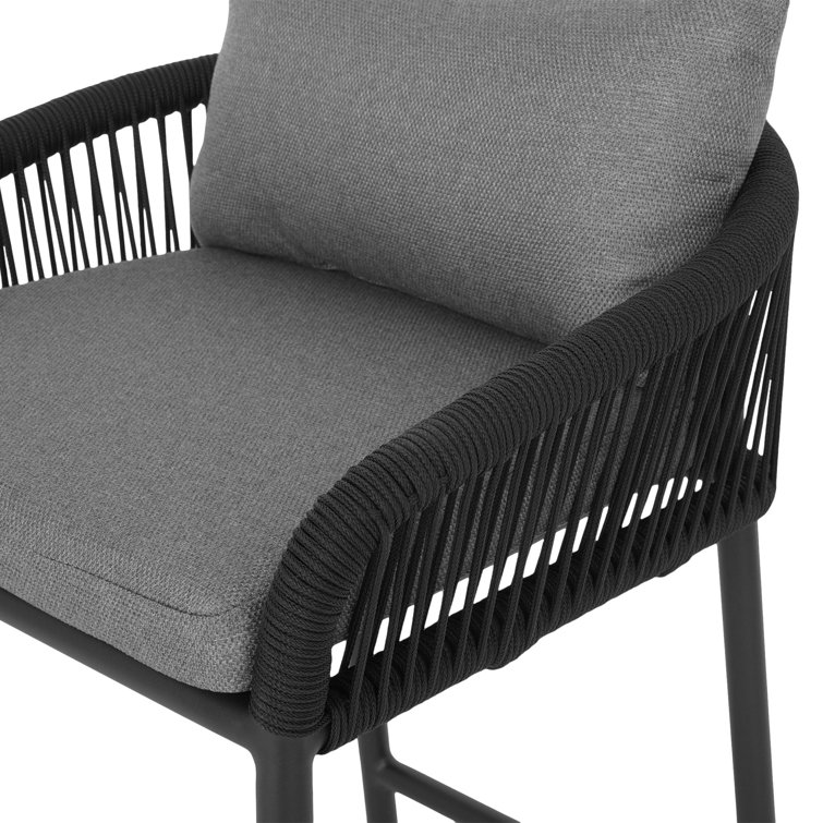 17 Stories Jamyia Bar Stool with Cushion | Wayfair.co.uk