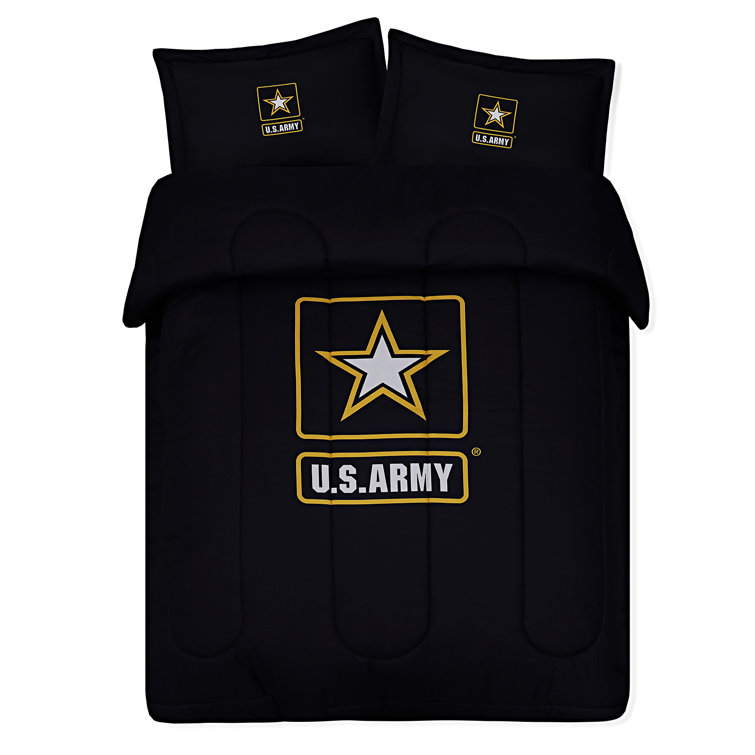 US Army Bedding US Army Yellow Logo 100% Microfiber Camouflage ...