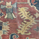 Langley Street Fleckenstein Power Loom Performance Red/Navy Rug ...