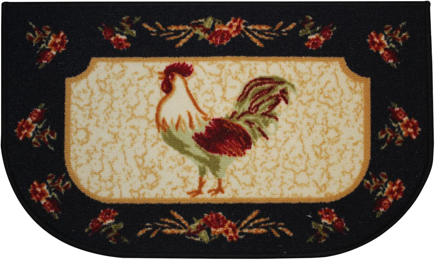 Rosalind Wheeler Alphonsus Rooster Kitchen Mat | Wayfair