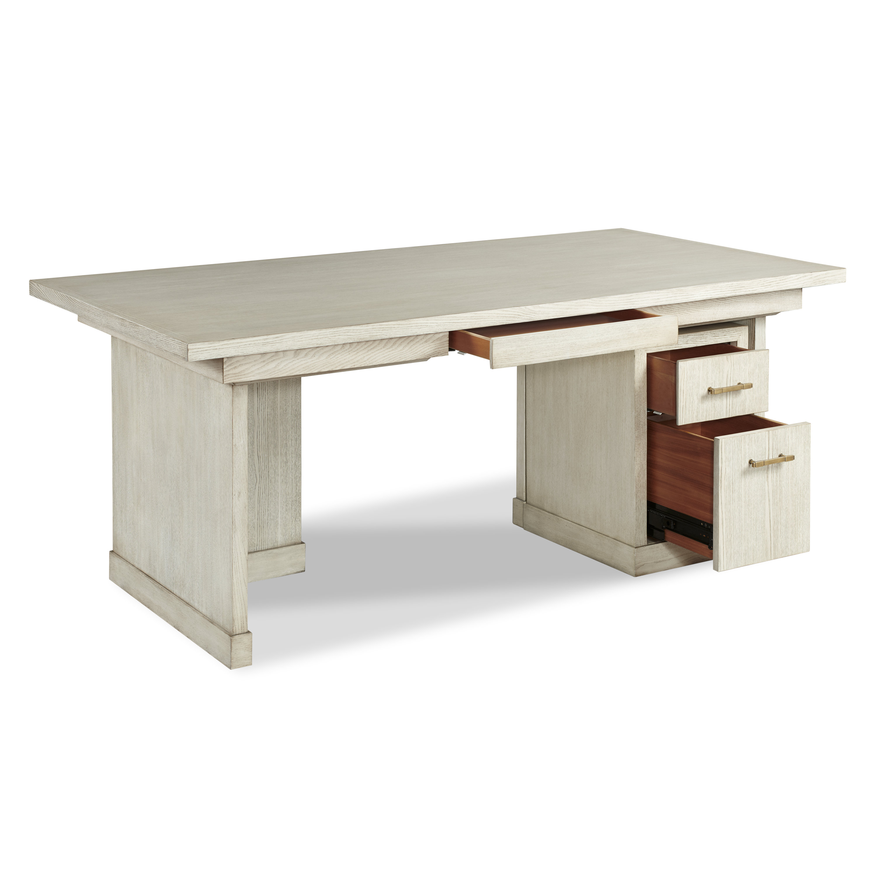 WoodbridgeFurniture Eclipse Solid Wood Executive Desk | Wayfair