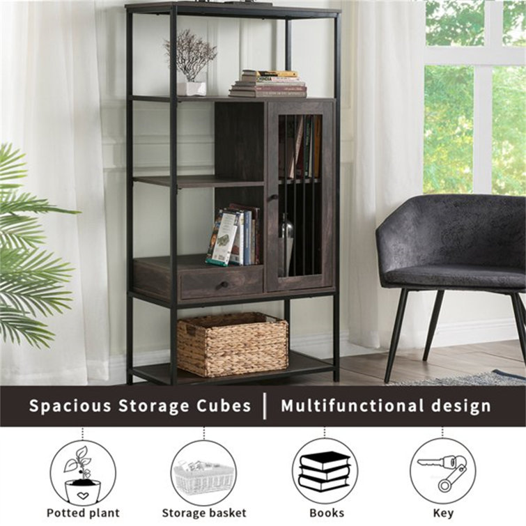 17 Stories Furston 30'' H x 10'' W Standard Bookcase | Wayfair