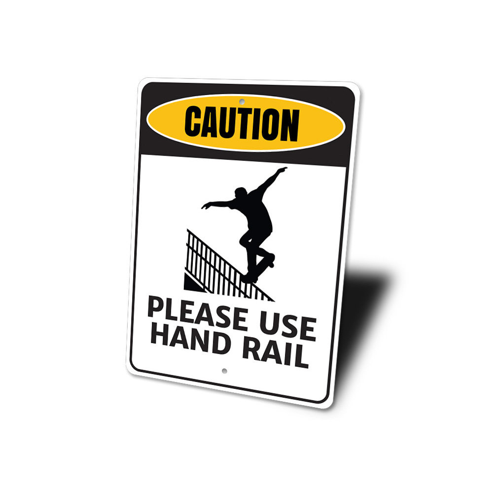 Lizton Sign Shop, Inc Skateboarding Caution Aluminum Sign | Wayfair