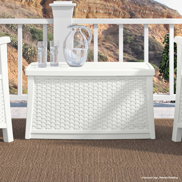 Suncast Backyard Oasis Water Resistant Entertainment Bar with Pull-Out ...