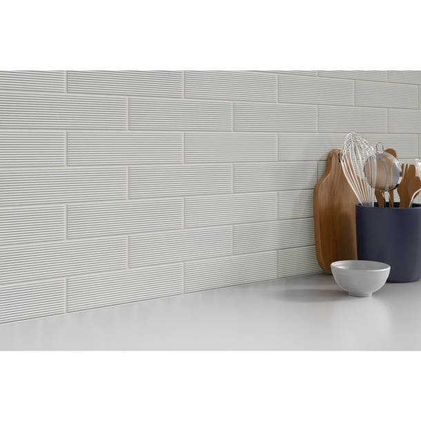 Emser Tile Euphoria™ 3" x 12" Ceramic Patterned Subway Wall Tile | Wayfair