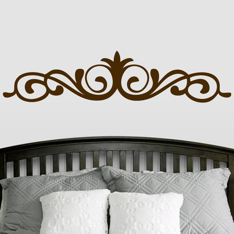 House of Hampton® Elegant Accent Scroll Flourish Wall Decal & Reviews ...