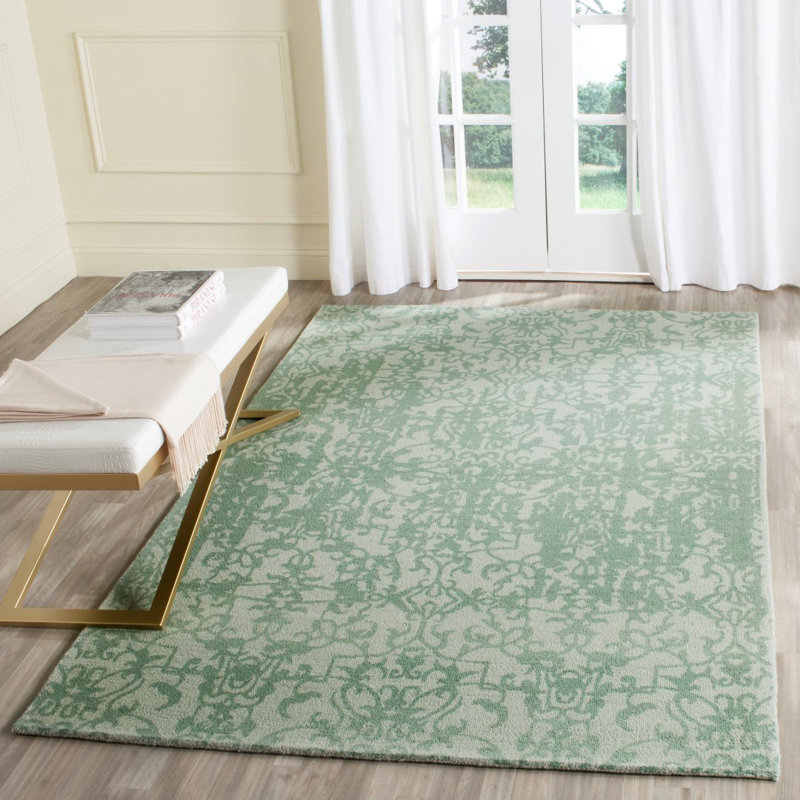 Safavieh Restoration Vintage Green Rug | Wayfair