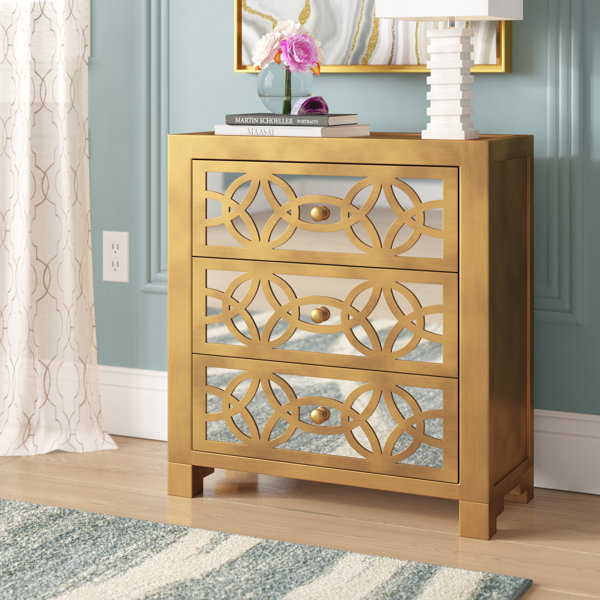 Black-mirrored-chest | Wayfair