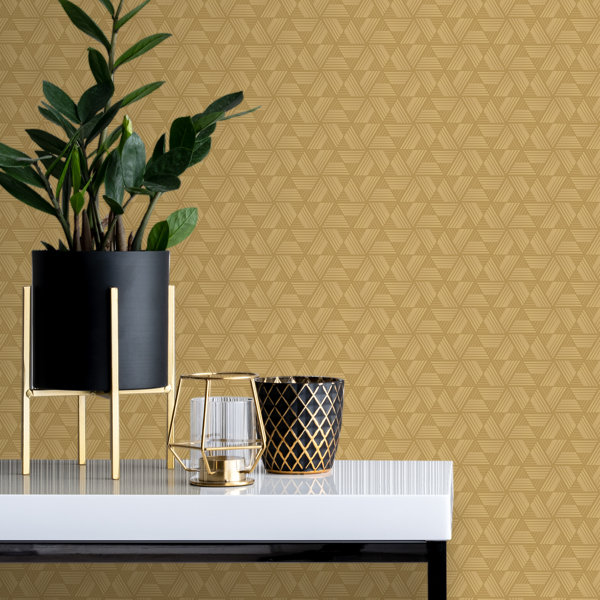 Corrigan Studio Innie 15.6m x 1.06m Textured Matte Wallpaper Roll ...