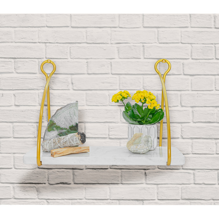 Nature's Decorations Marble Wall Shelf | Wayfair