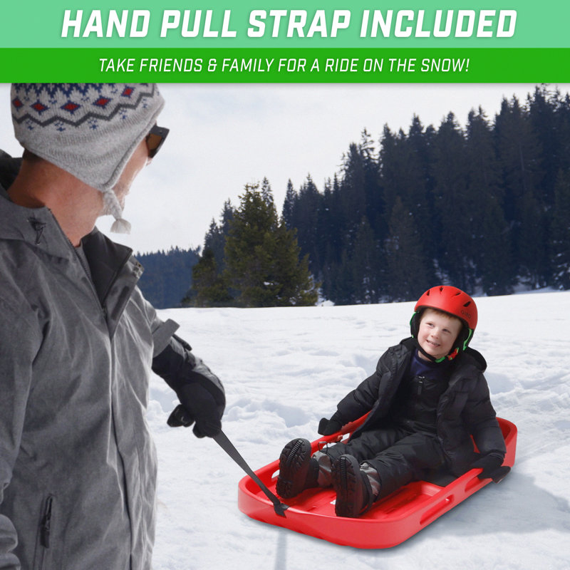 Gosports 2-Person Premium Snow Sled With Double Walled Construction ...