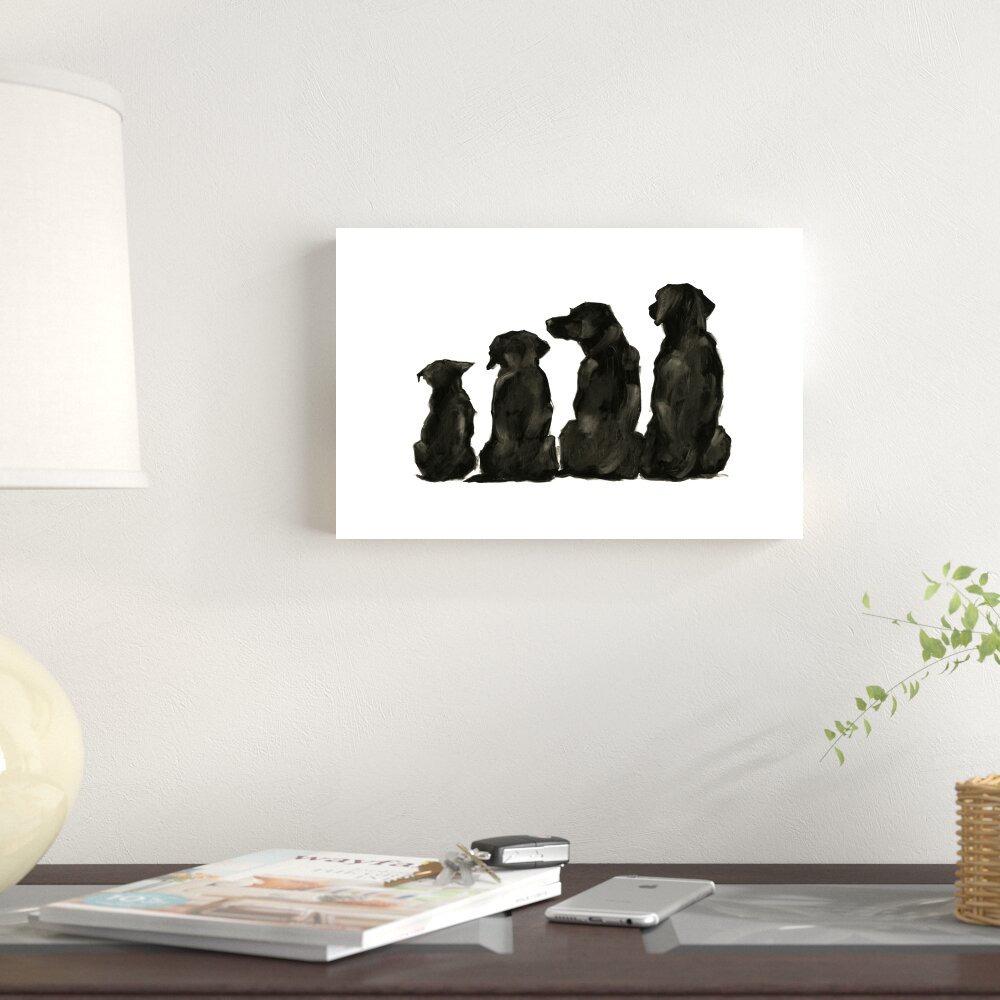 Winston Porter Line Up I by - Wrapped Canvas Painting | Wayfair