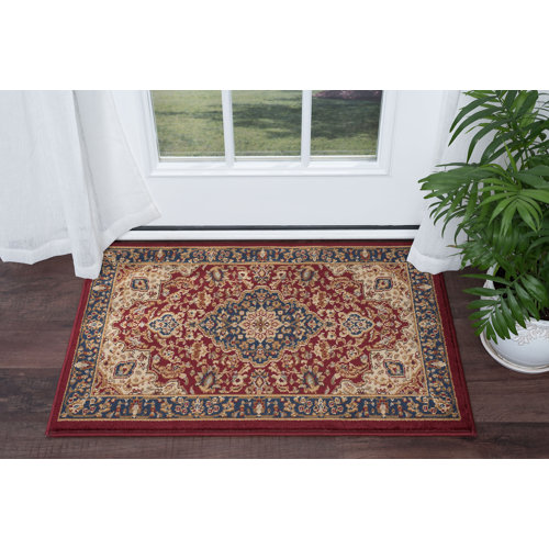 Astoria Grand Clarence Oriental Area Rug in Red & Reviews | Wayfair