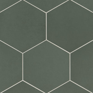 Wayfair | Green Hexagon Floor Tiles & Wall Tiles You'll Love in 2022